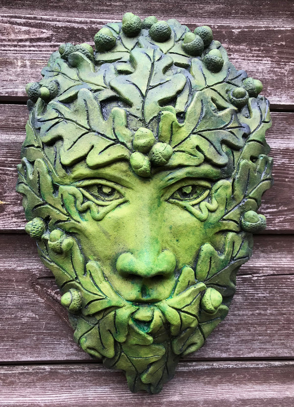 Acorn Green Man Plaque – BrighthelmStone
